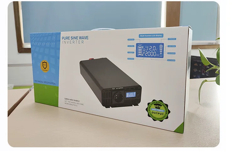 Lcd Display Dc Ac Inverters 12v 24v 48v Dc To 110v 220v Ac Pure Sine ...