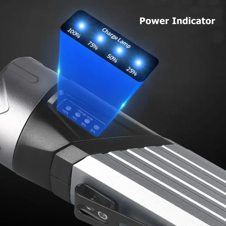 280 Lm L-shape Bendable Flashlight Torch Type-c Rechargeable Tool ...