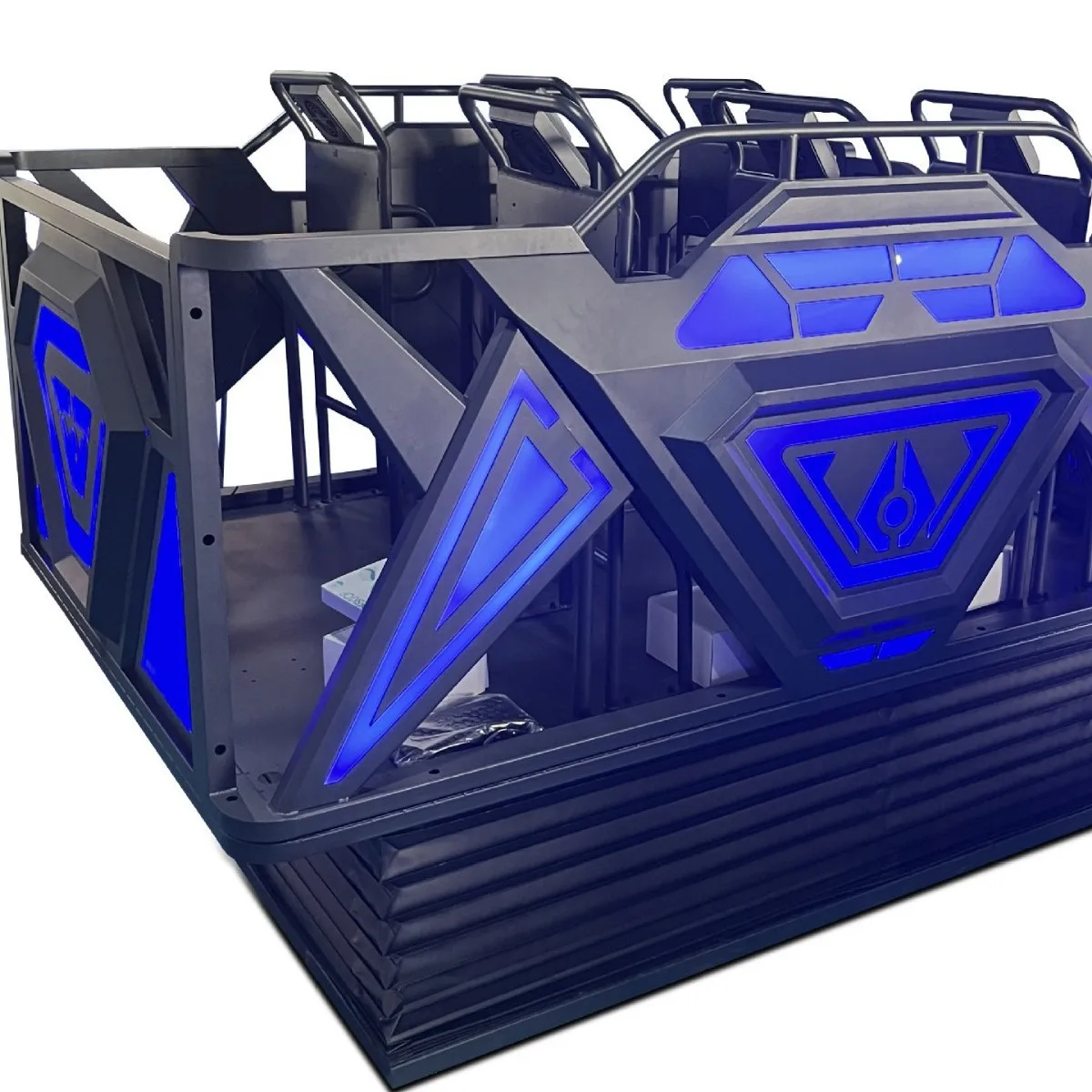 Large Commercial VR Earthquake Simulation Platform Nine-Person Virtual ...