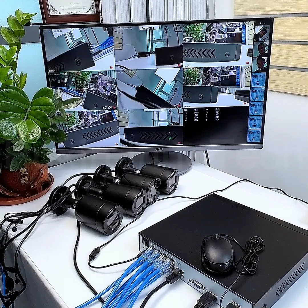 Cctv 4k Uhd Security Camera System 8mp Outdoor Video Surveillance Nvr Kit Home Security Camera ...