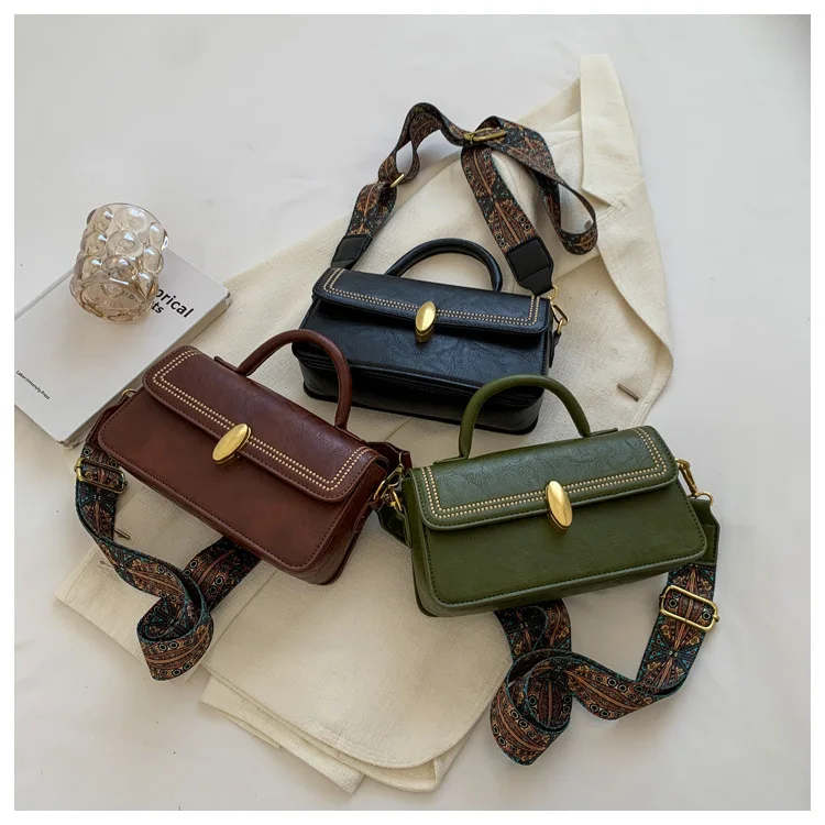 Hot Selling Square Handbags For Women's Branded Crossbody Hand Bags ...