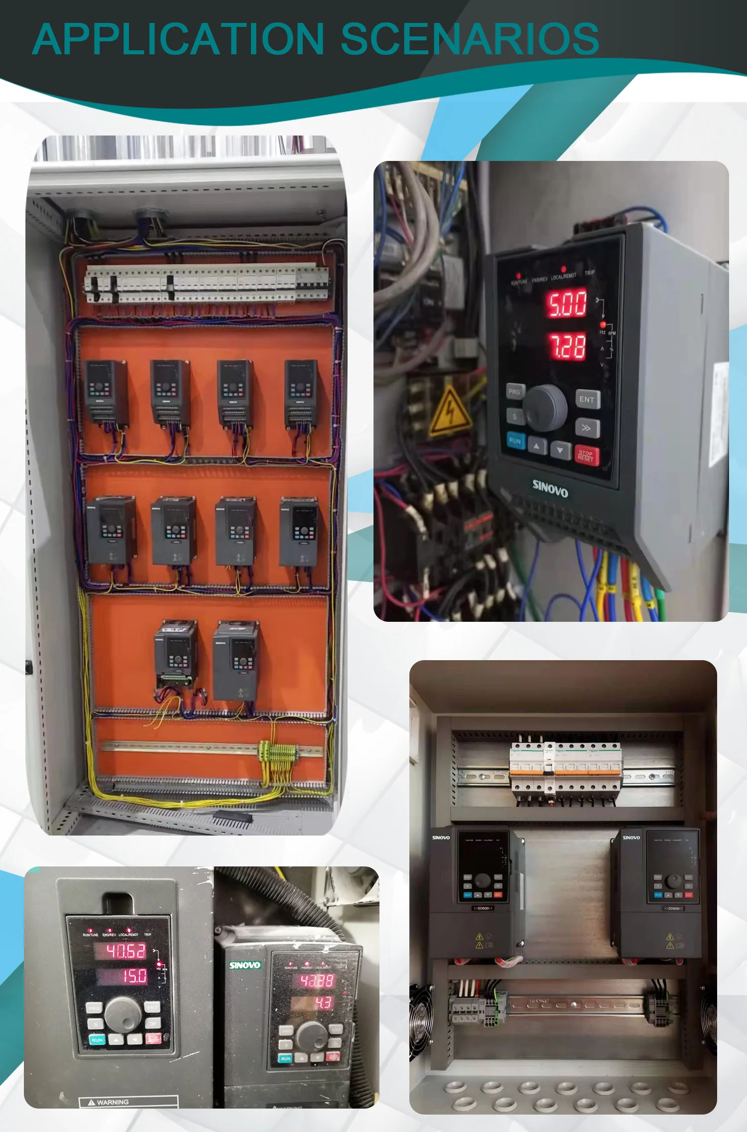 Sinovo Sd60 Ceramic Economic 220v Single Phase Input Output 220vac Vsd ...