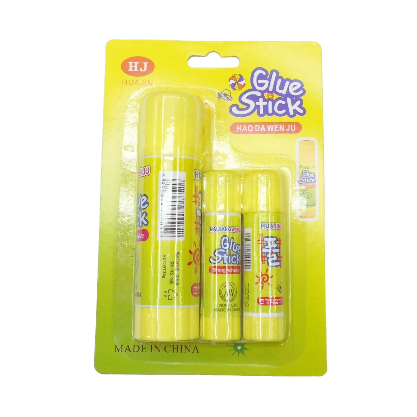 White Glue Stick Set - Versatile Adhesive for All Needs