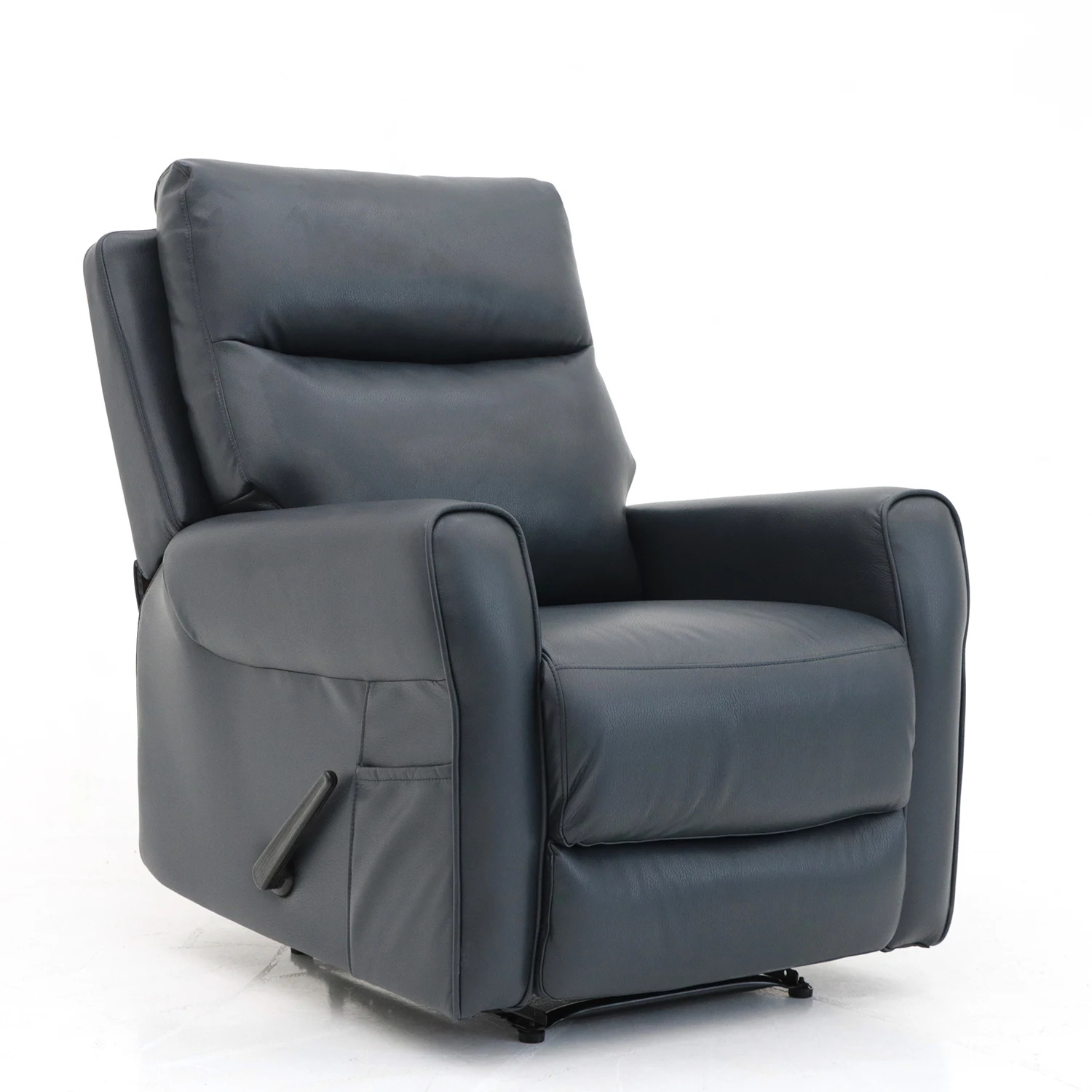 Geeksofa Modern Microfiber Fabric Manual Recliner Chair With Rocking ...