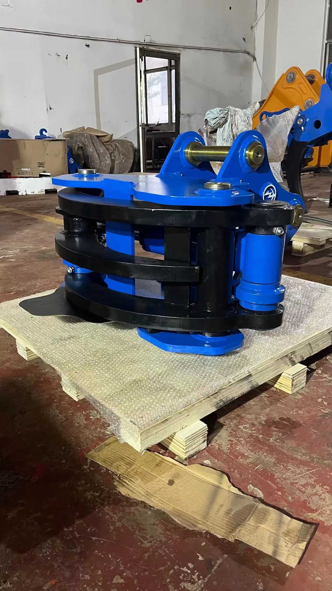 Weixiang Excavator Mounted Wood Cutter Tree Shear Firewood Processor ...