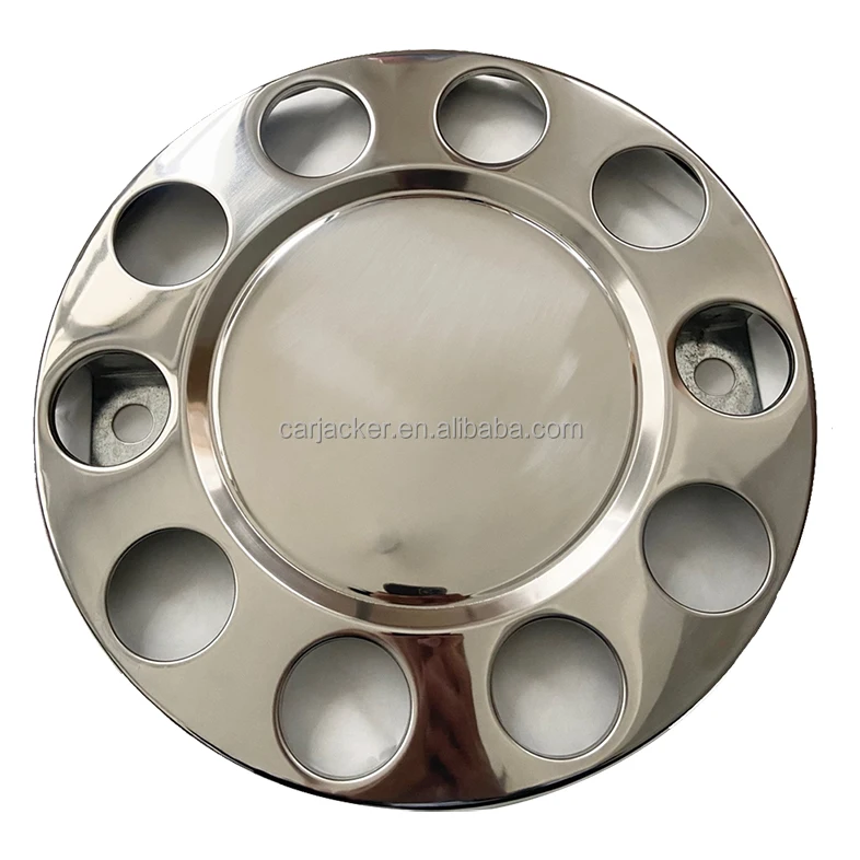 22.5 Inch Round Truck Wheel Cover Stainless Steel For Volvo Scania Man ...