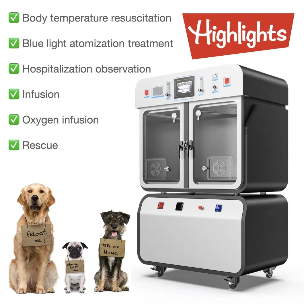 ICU Hospital Cage - Full Function Veterinary Medical Equipment