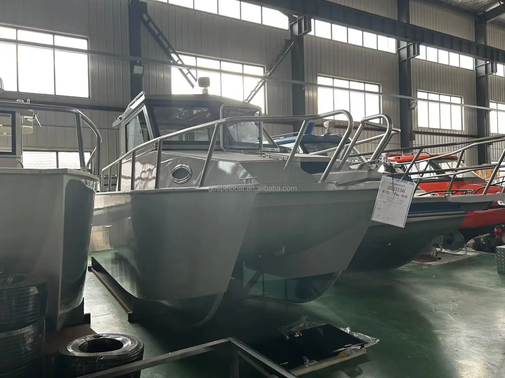26ft 7.9m 26ft Catamaran Welded Aluminum Fishing Power Boat Cruiser ...