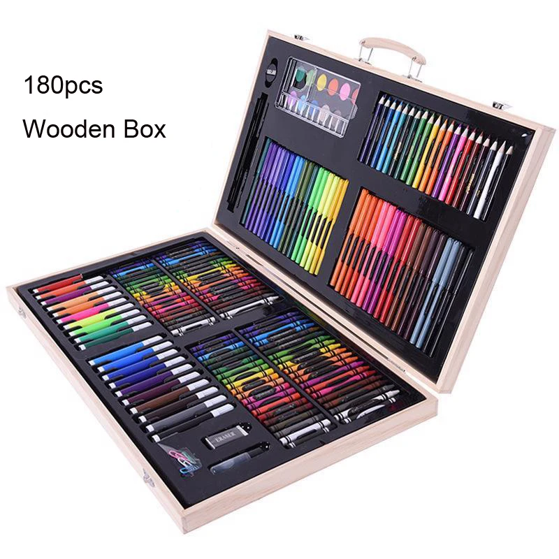 Hotsale Kids Art Set Children Drawing Set Water Color Pen Crayon Oil ...