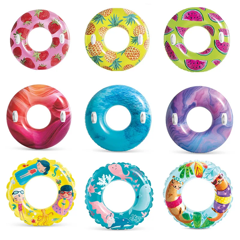 Retro Style Factory Price Eco Friendly Pvc Inflatable Swimming Ring ...