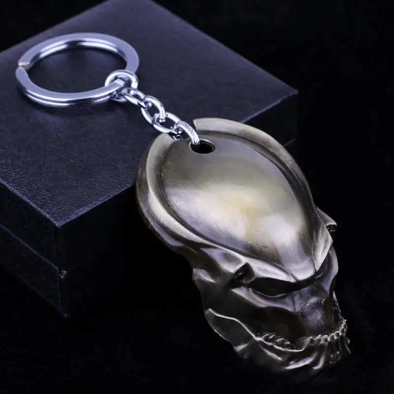 Hot Movie AVP Alien Vs Predator Predator Metal Figure Toy Pendant Key Chain