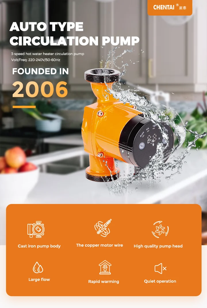 Mini Hot Water High Efficiency Hot And Cold Water Circulation Pump ...