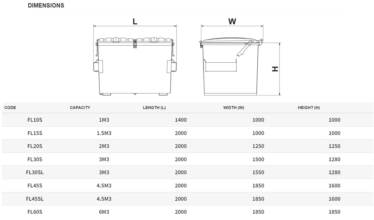 6 Yard Front-load Dumpster Commercial Dumpsters For Salescrap Metal Bin For Waste Management ...
