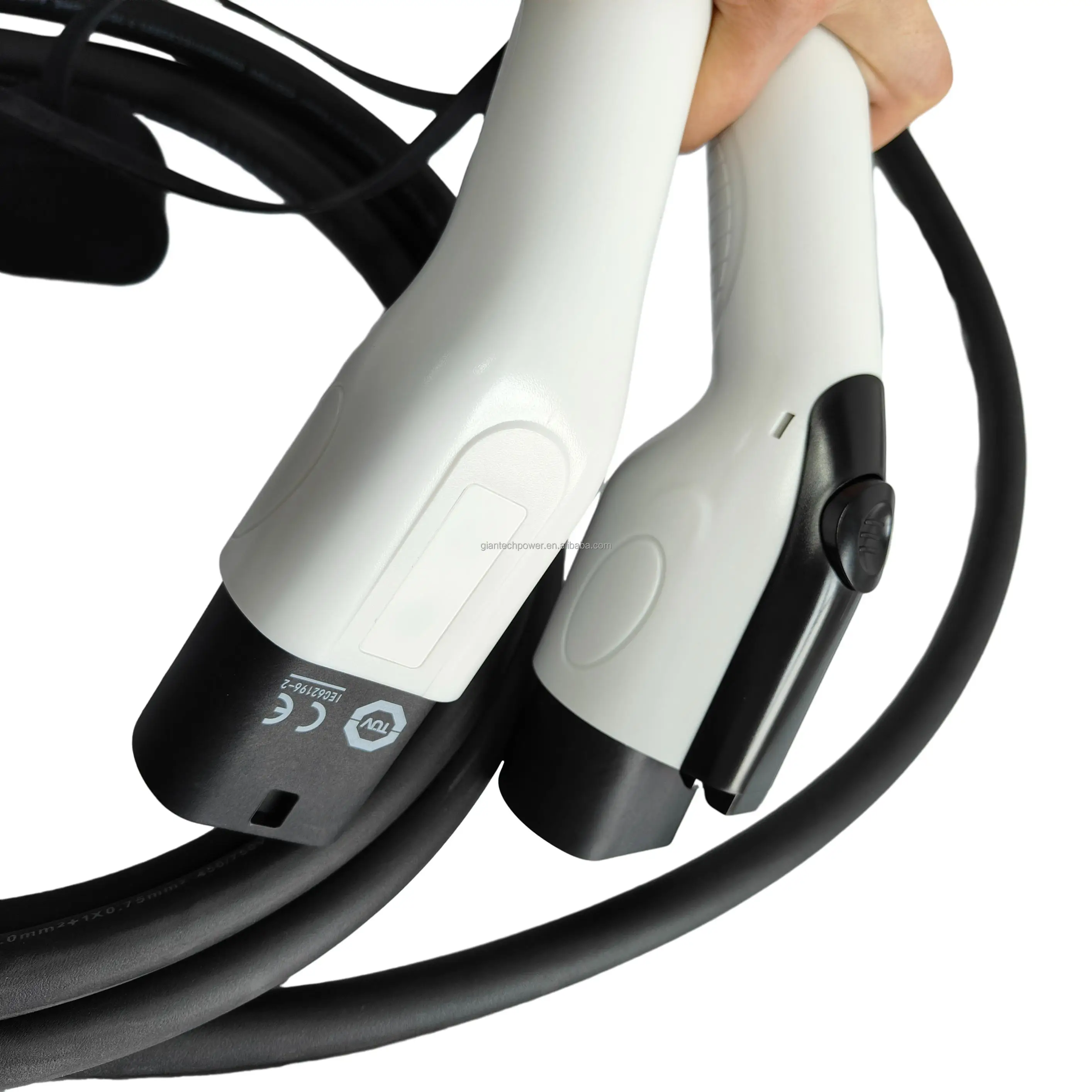 22kw 32a Three Phase Ev Charging Cable Type 2 To Gb/t T2 To Gb/t Black ...