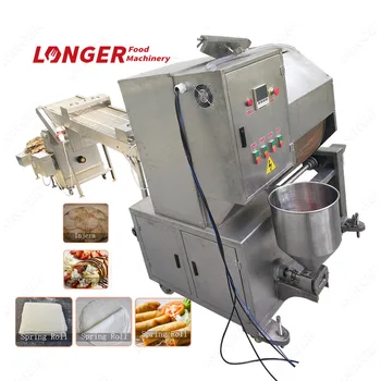 Fully Automatic Spring Roll Sheet/lumpia/samosa Pastry Sheet Making ...
