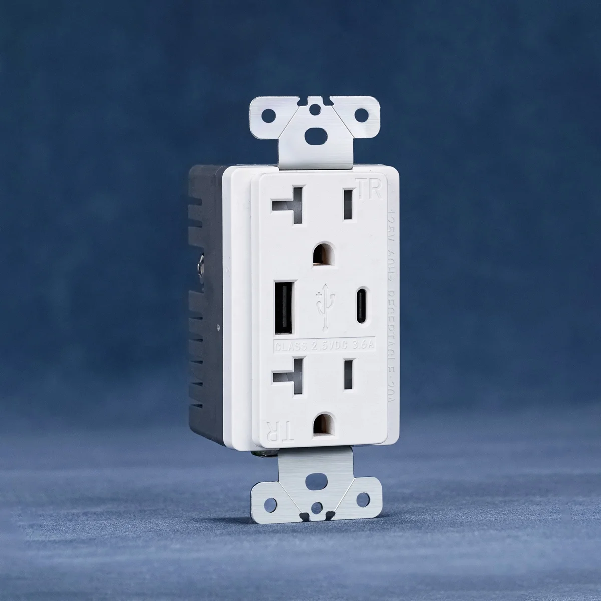 Electrical Modern Tamper Resistant Receptacle Wall Power Socket 20A US ...
