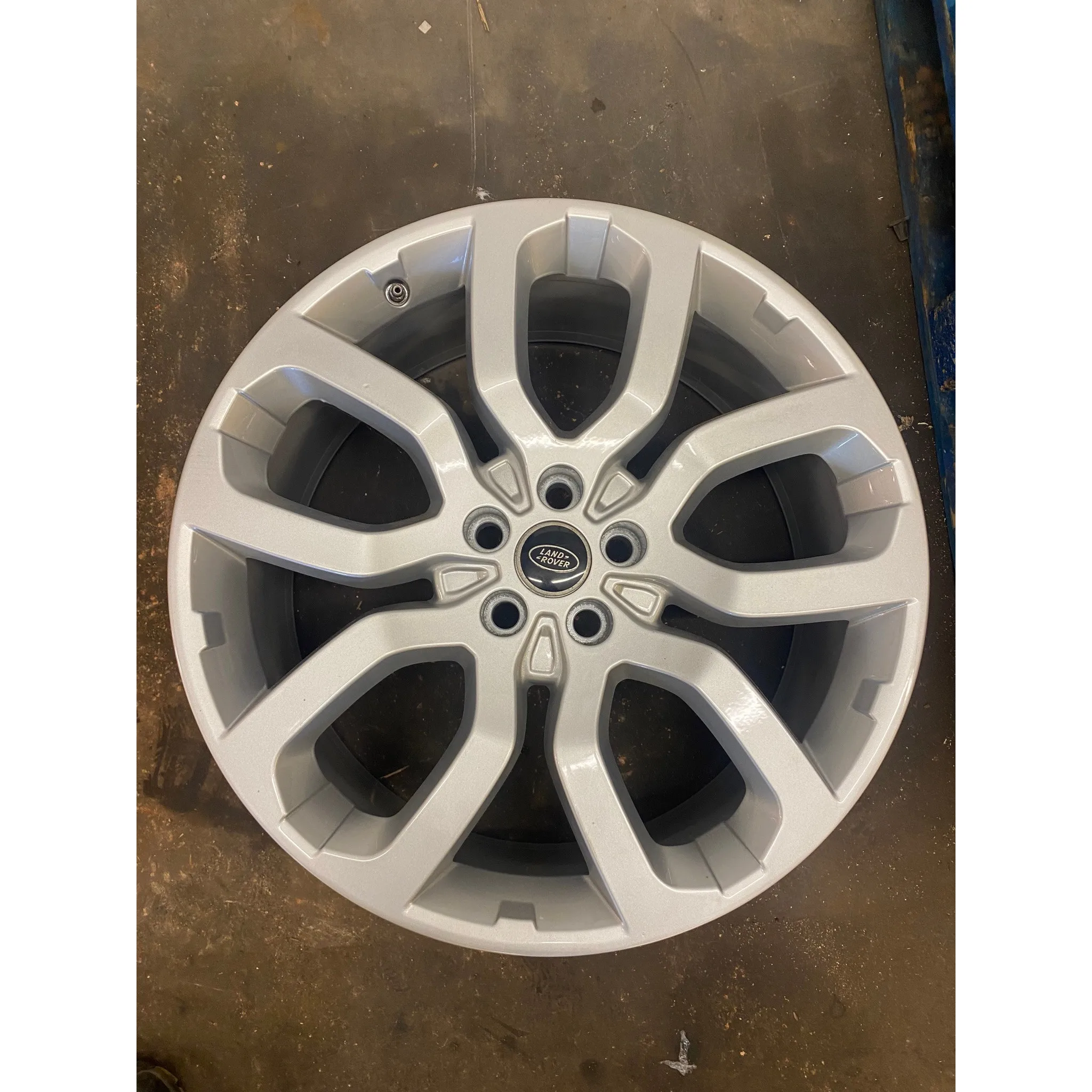 22" Range Rover Sport/Vogue 5 Split Spoke, Sparkle Silver (Refurbished ...