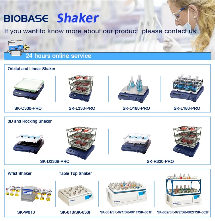 BIOBASE Large Capacity Table Top Shaker BJPX-SZ10 with LCD Display and ...