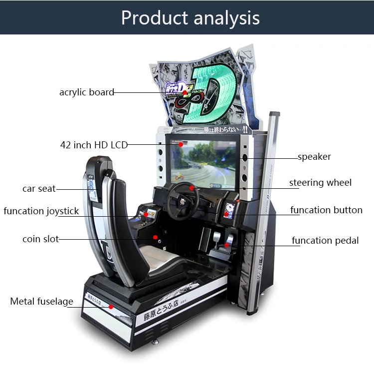 Initial D Arcade Machine - Racing Simulator for Sale