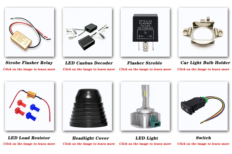 SKYEARTH Factory Supply H11 H4 H7 9006 HB3 Led Connector Socket Pigtail ...