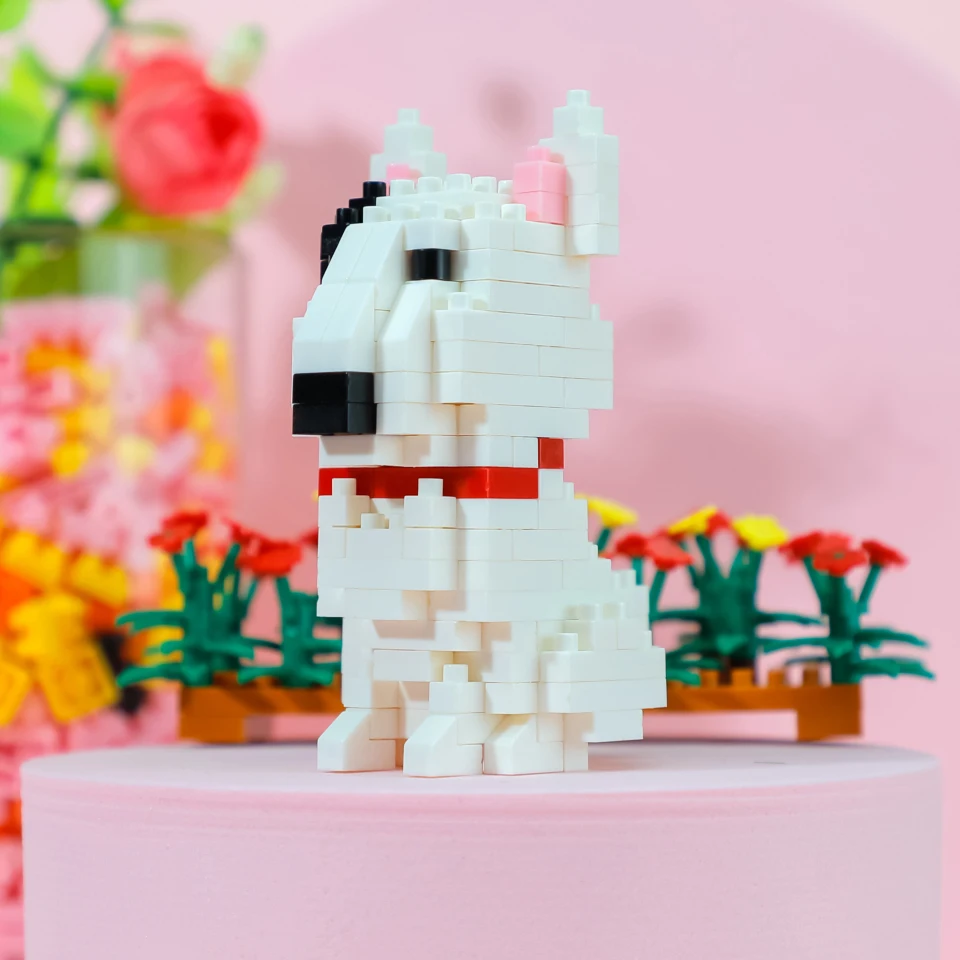 Diy Mini Cartoon Animal Building Blocks Dog Mini Building Blocks ...