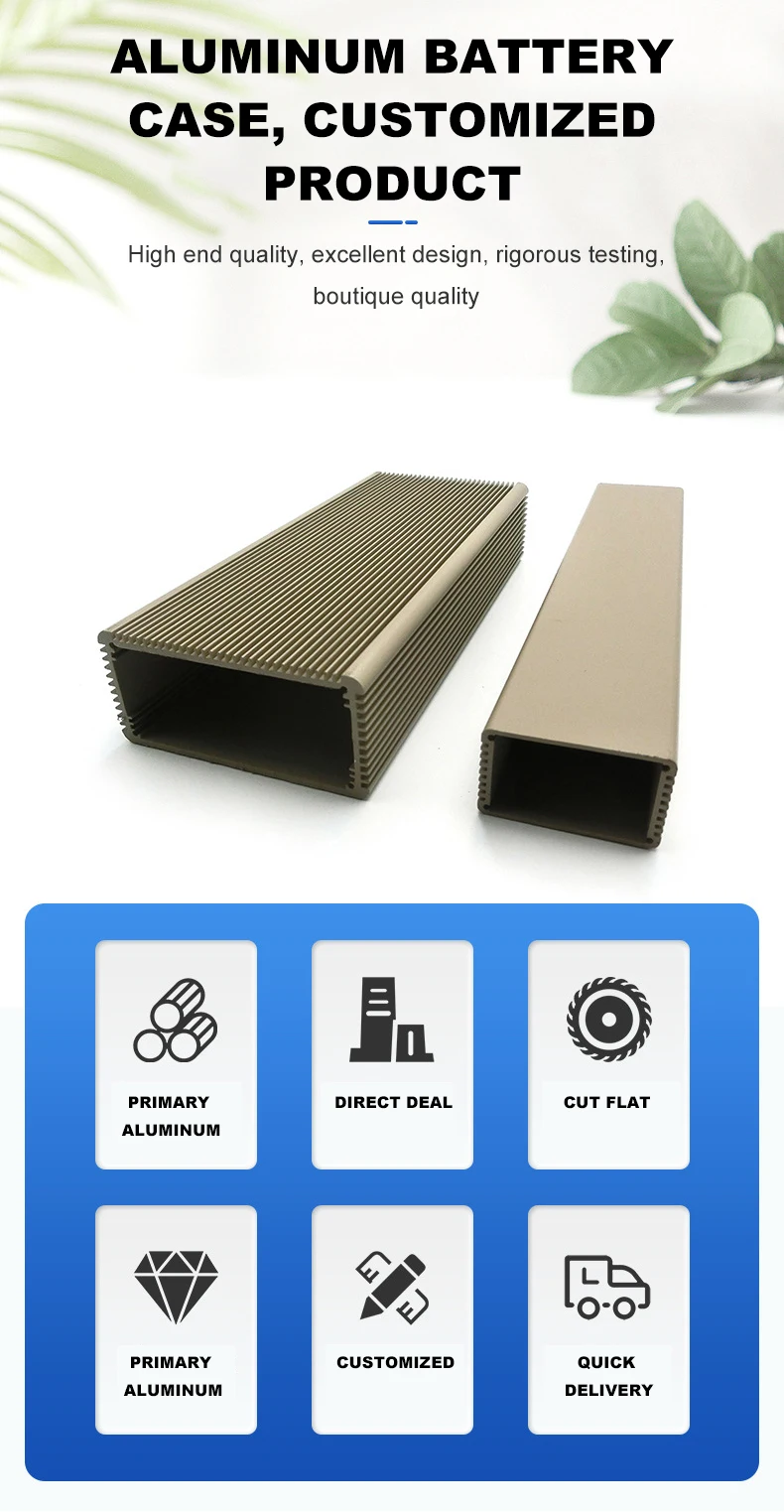 Hot Sales Aluminum Battery Case Power Bank Casing For Phone Lithium Box ...