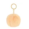 Promotional 8cm Small Pom Pom Keychain Safety Keychains For Women Key ...