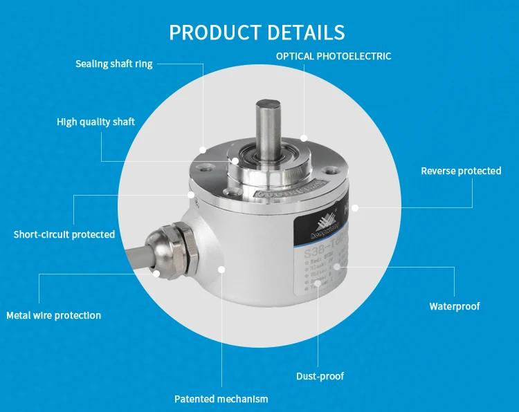 HENGXANG Printer Optical Encoder Sensor 360ppr 720ppr 1000ppr 1024ppr ...