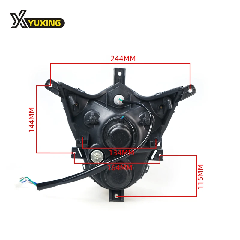 New Arrival Cg 125 150 Cc Motorcycle Led Headlight With H4 Head Lamp ...
