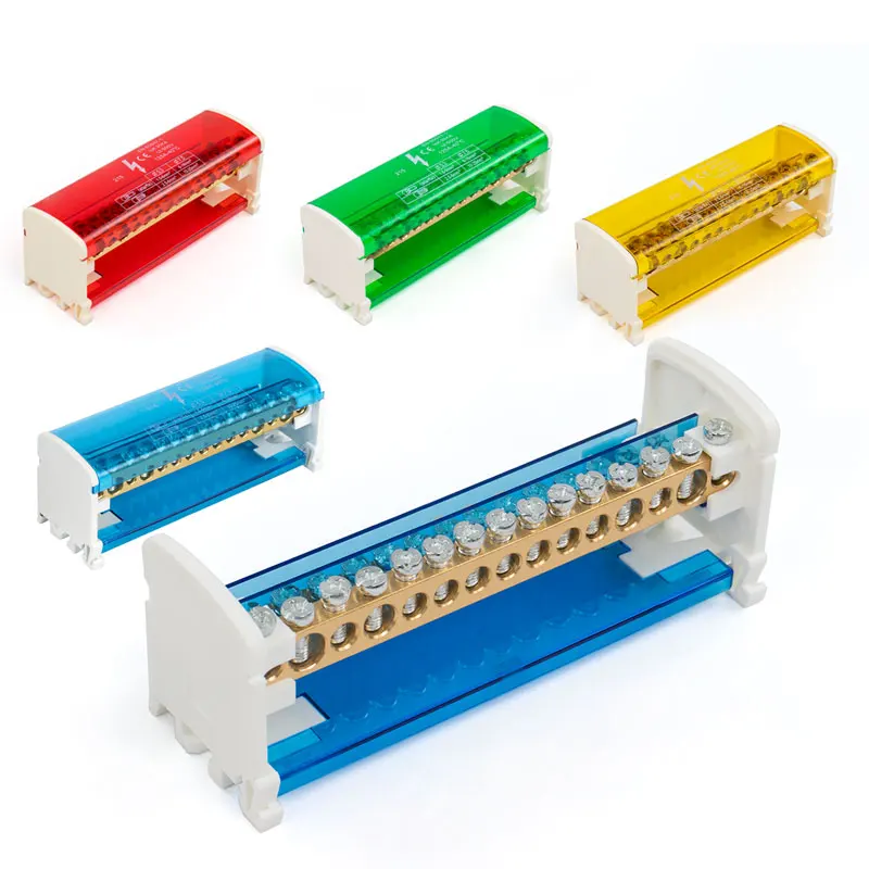 High quality British guide rail terminal block Modular junction box ...