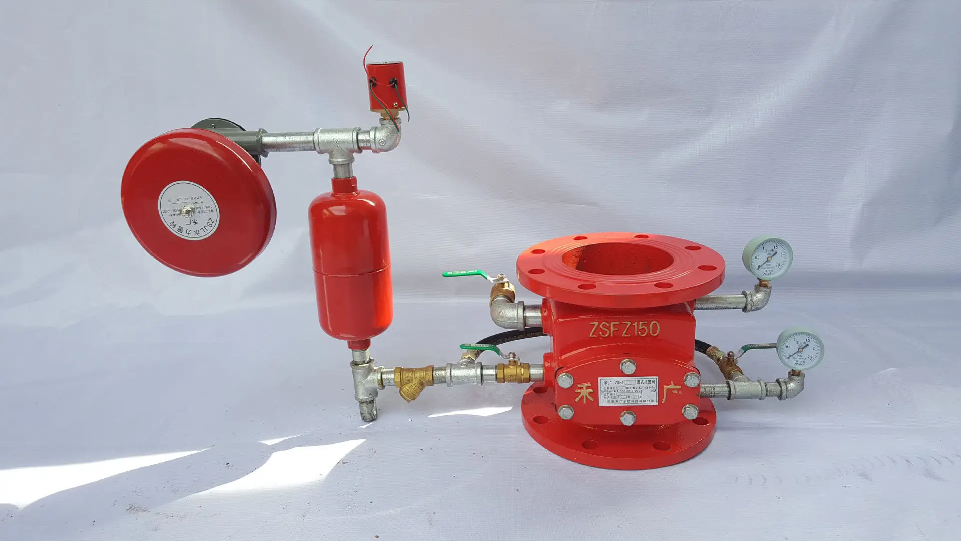 Wet Fire Alarm Check Valve Flange Type Accessory for Fire Fighting Sprinkler System Equipment ...