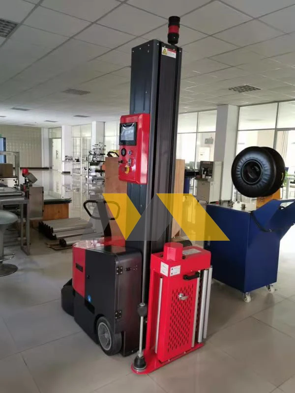 Mobile Robotic Self-propelled Pallet Wrap Stretch Wrapping Machine ...