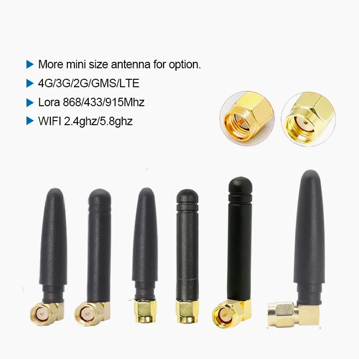 WiFi Antenna 2.4GHz 5GHz Dual Band Ble Antennae Right Angle Computer ...