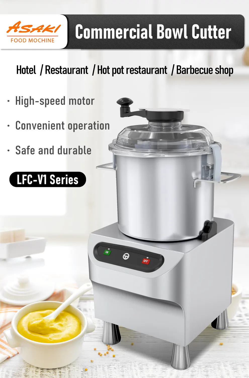 Asaki Manufacturer Electric Commercial Stainless Steel Multi-functional ...