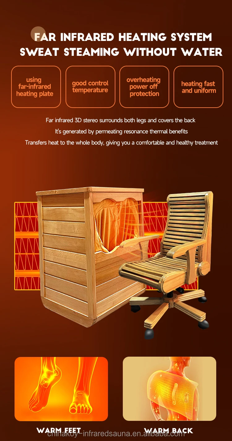 Luxury And Comfortable Combination Foot Sauna And Far-infrared Sauna ...