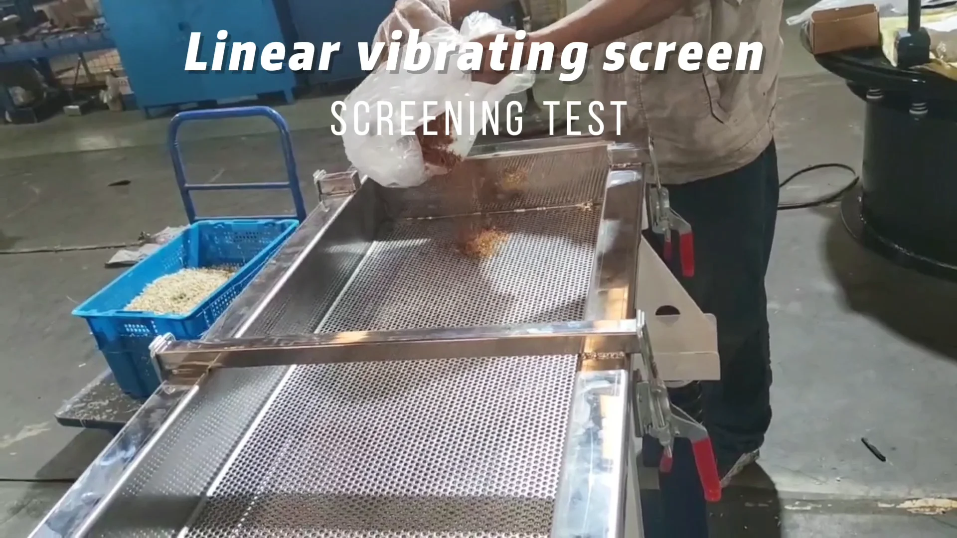 Fully Enclosed Construction Vermicompost Linear Vibrating Sieve Shaker ...