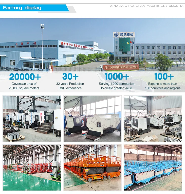 12m Trailer Boom Lift Table Electric Articulated Spider Lift Platform ...