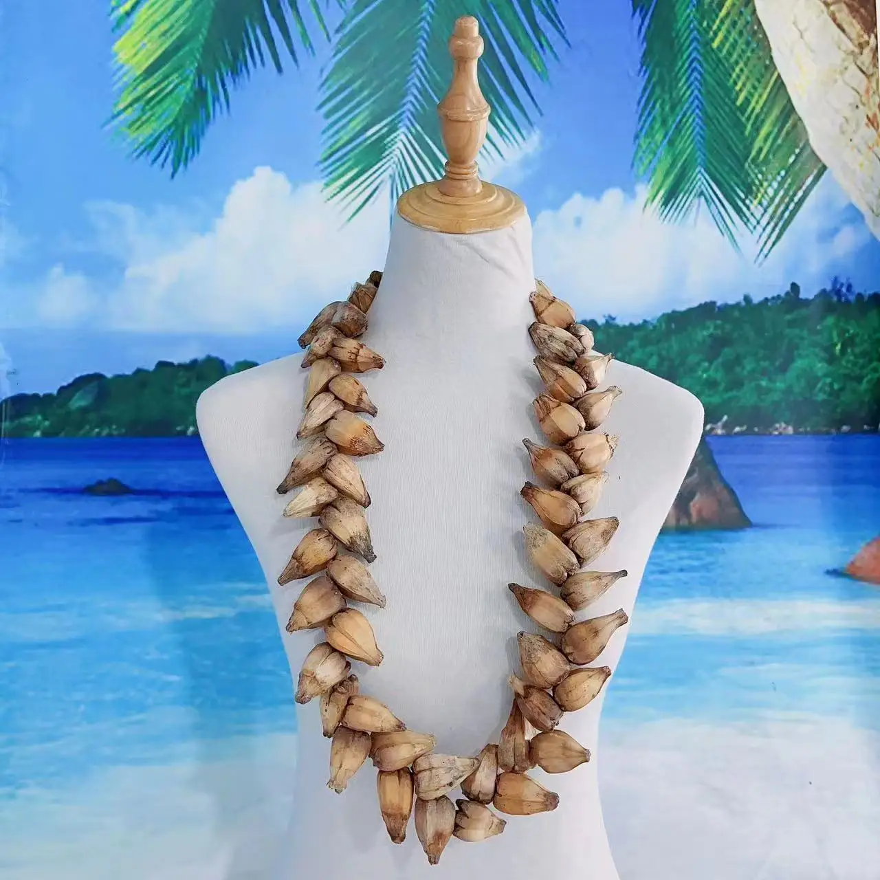 Natural Ula Fala Roman Reigns Samoan Mens Traditional Brown Ula Fala ...