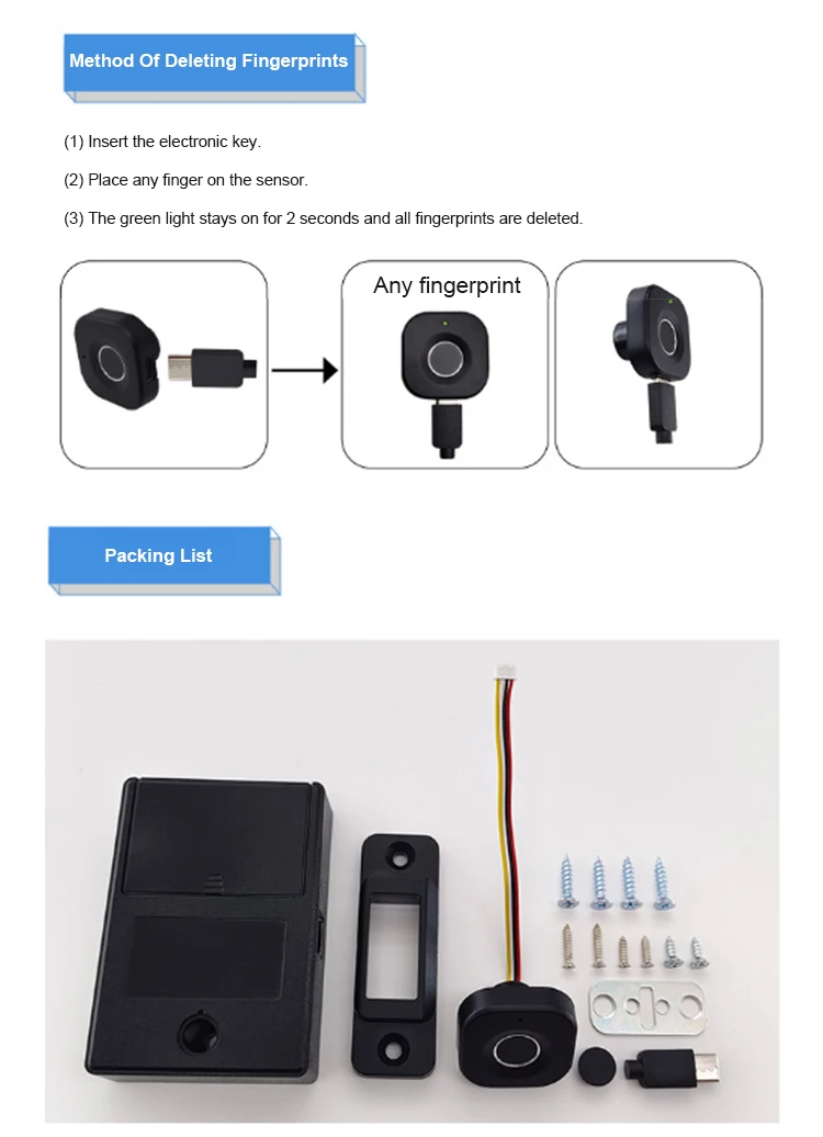 Smart Furniture - Secure Your Drawers with Fingerprint Locks