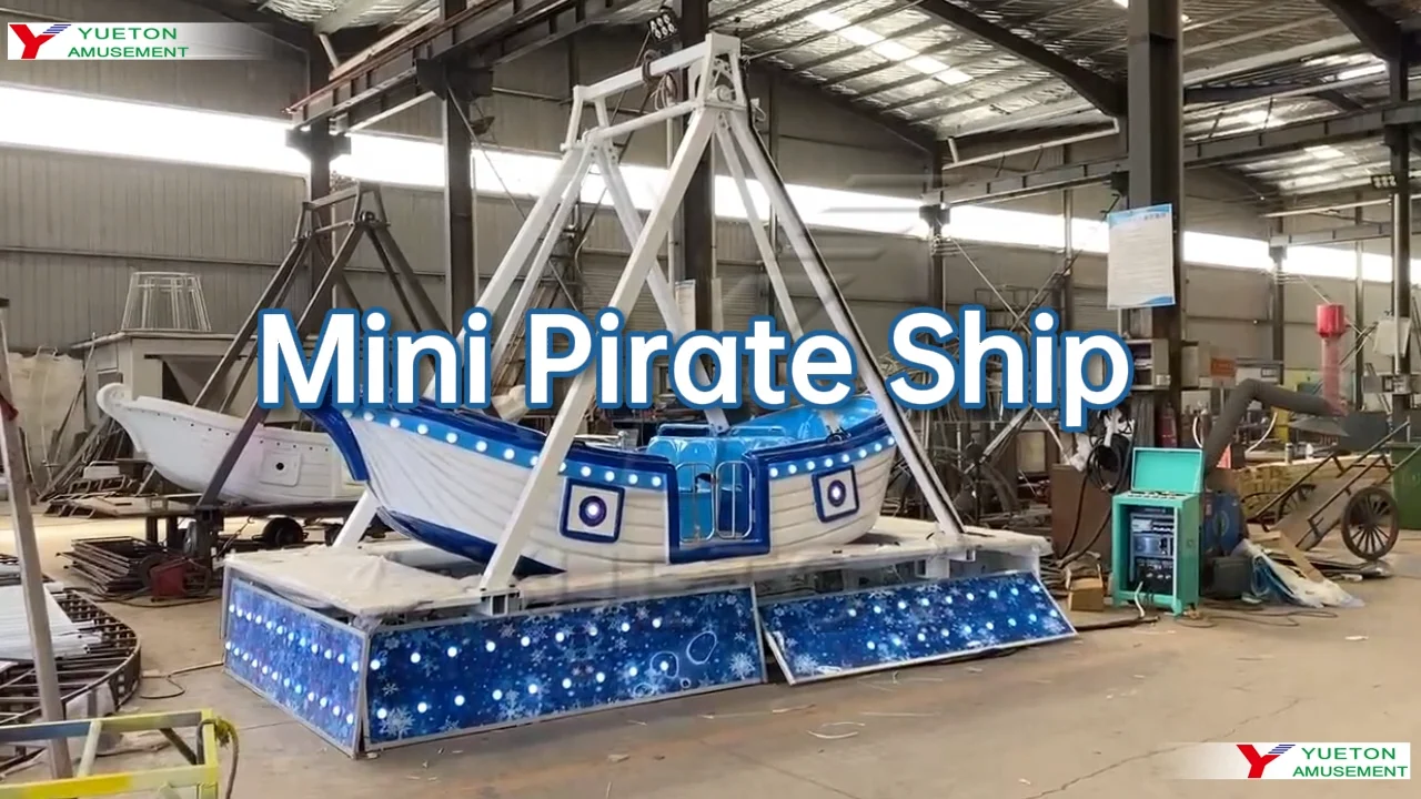 Attraction Amusement Park Games Luxury Swing Boat 12 Seats Indoor ...