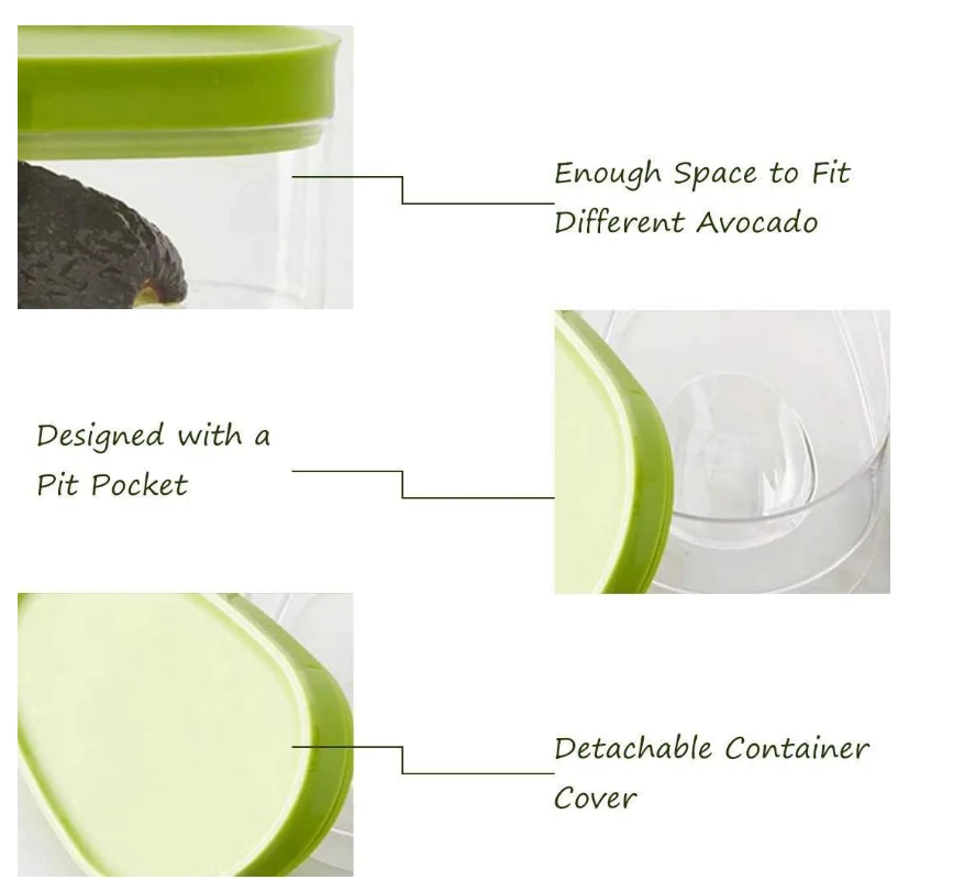 Avocado Keeper Box Avocado Storage Container Prevent Your Avocados From ...