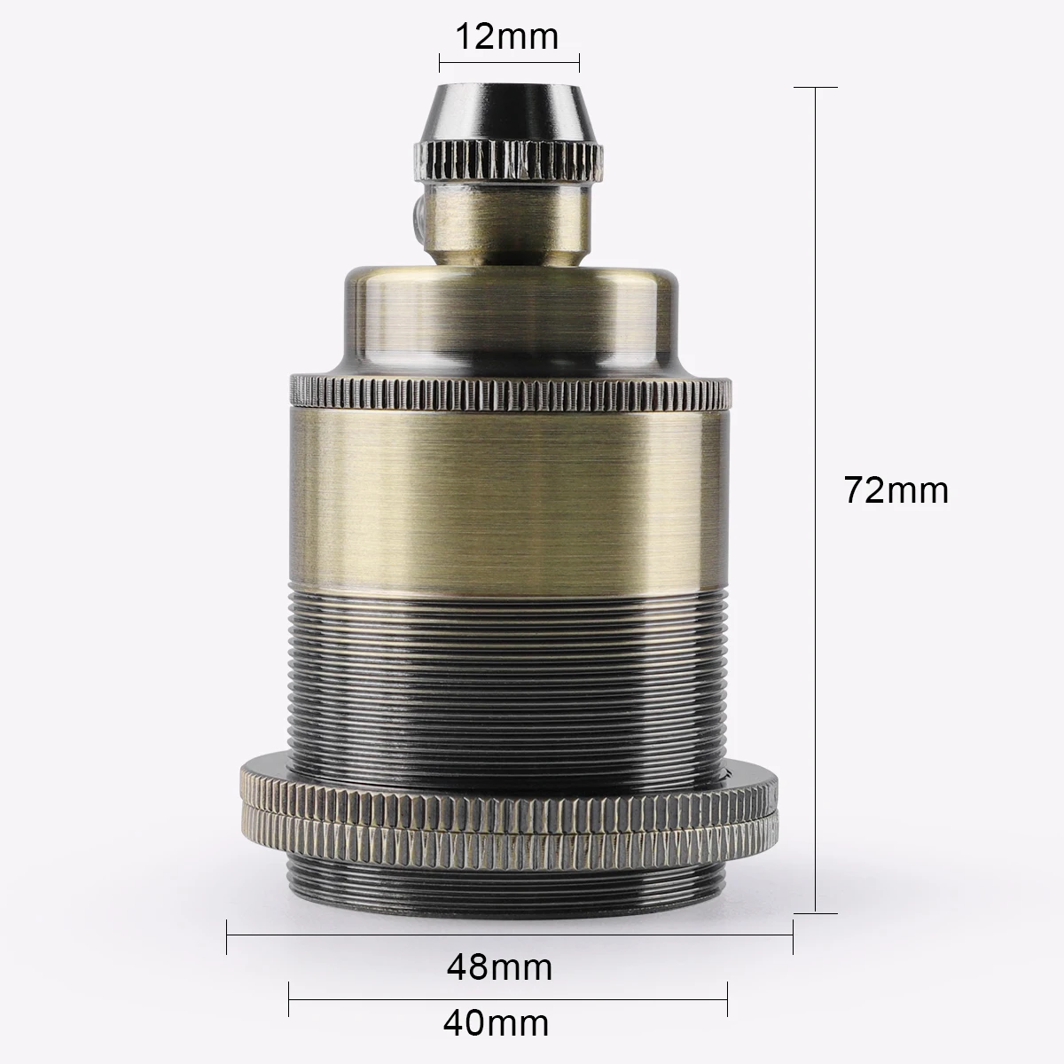 Diy Vintage Copper Lamp Holder E26 E27 Lamp Bases Sockets Brass ...