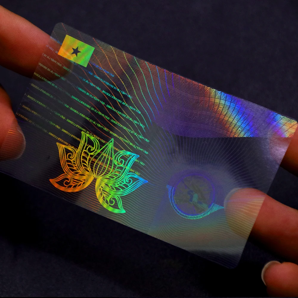 Custom Transparent Id Card Overlay Hologram Sticker / Sa Vic Nsw ...