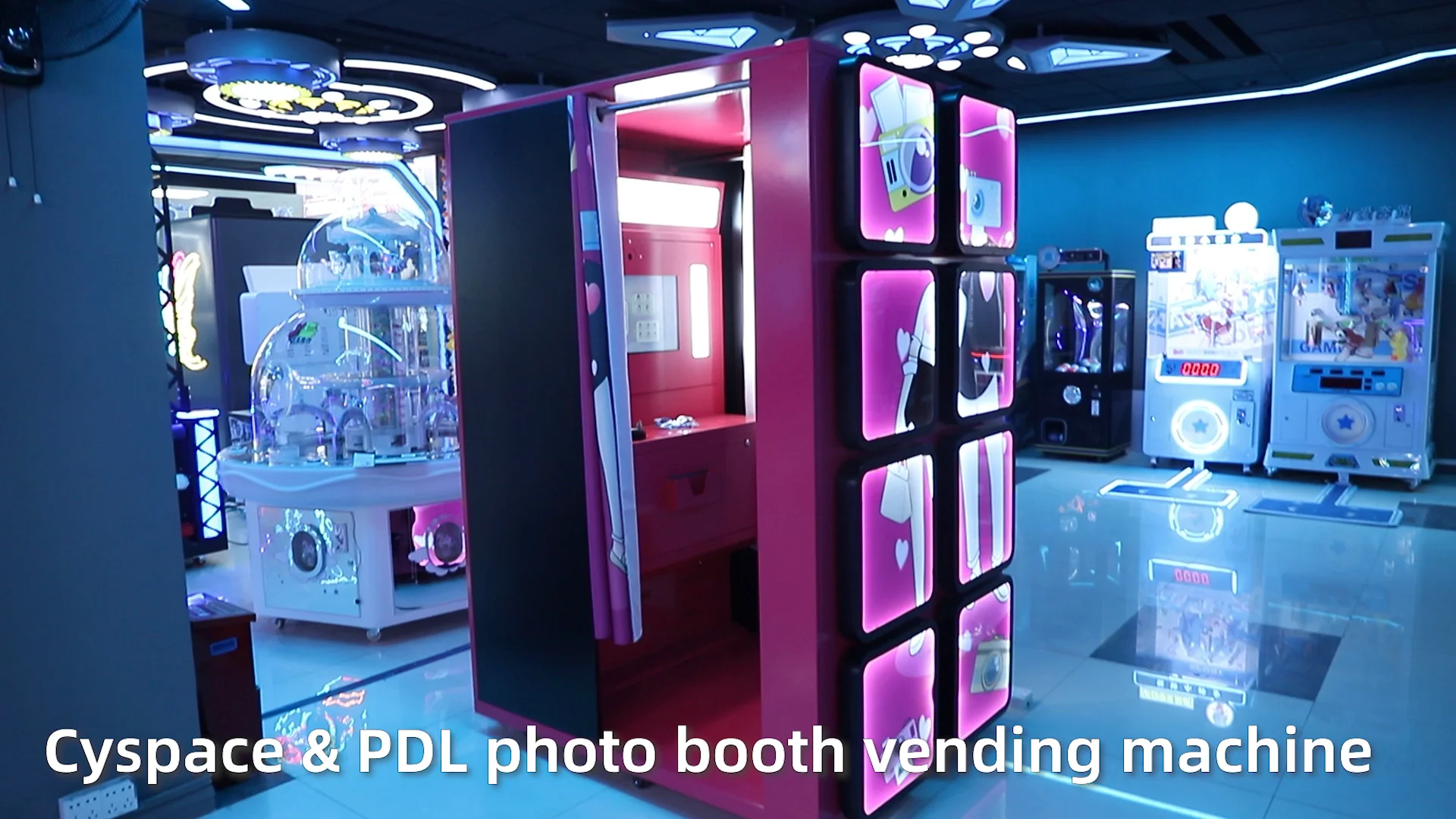 Portable Self Service Photo Booth Vending Machine Digital Camera Props ...