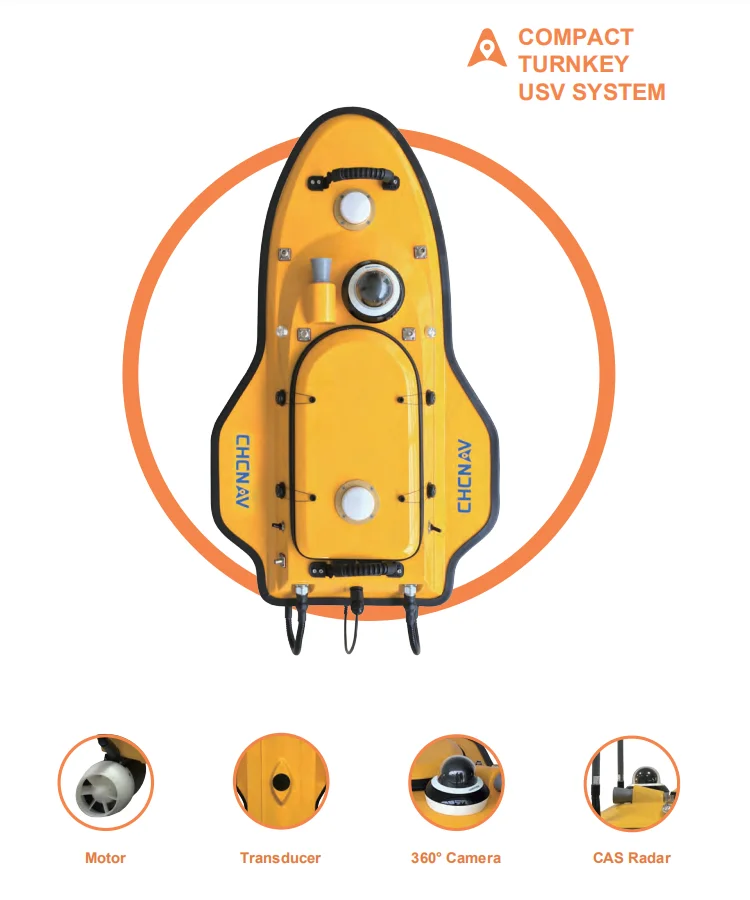 CHCNAV APACHE3 USV - Hydrographic Survey Drone with Echo Sounder