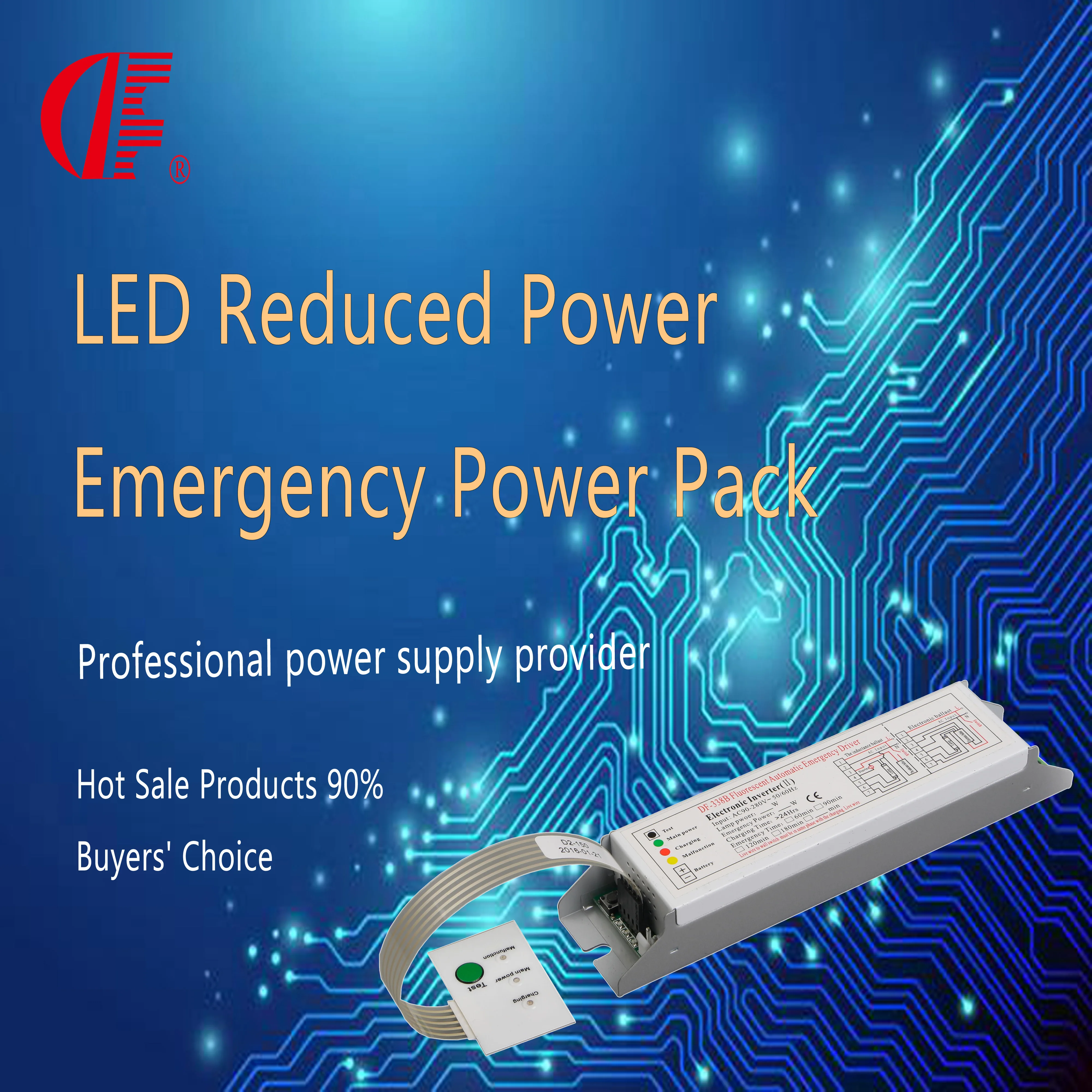 Emergency Fluorescent Light Module Kit - 8W 0.5H Backup
