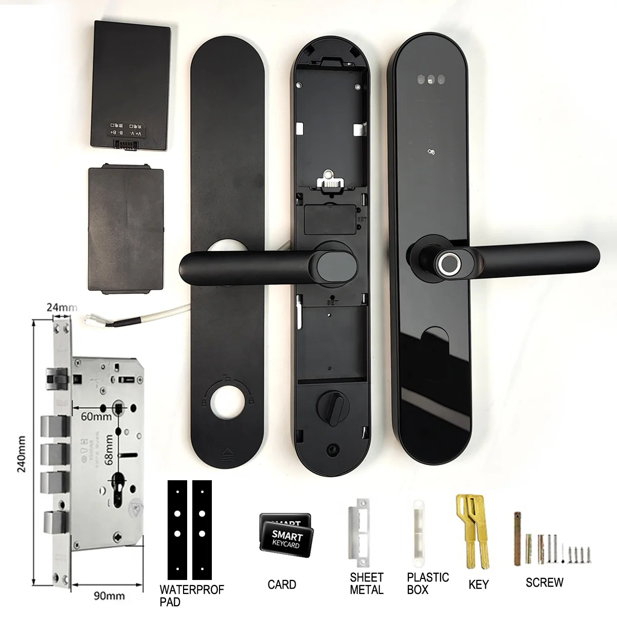 Ttlock Facial Recognition Keyless Entry Door Lock With Camera, Smart Lock