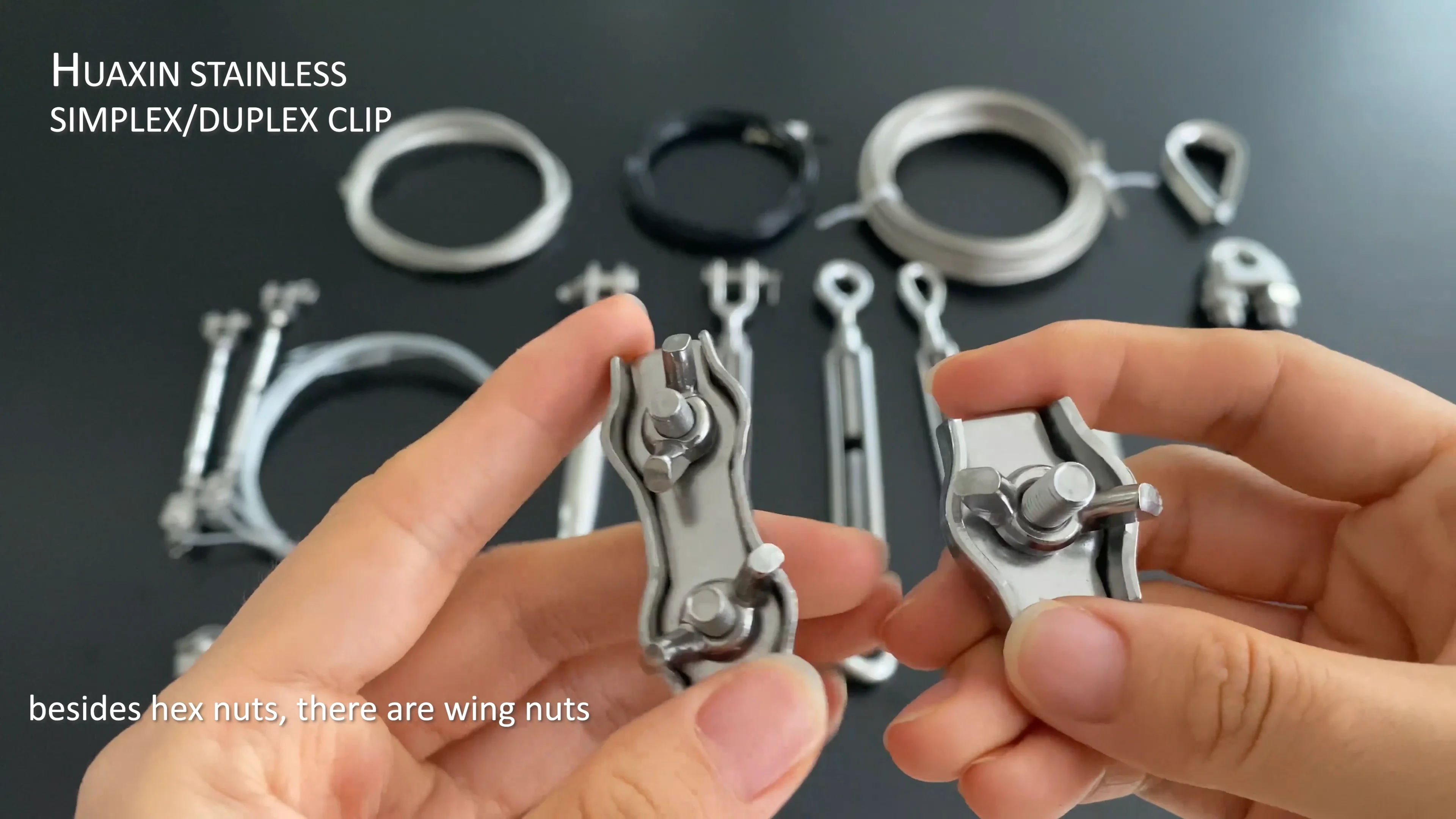 A2 Aisi304 Stainless Steel Simplex Wire Rope Clip Single Bolt Cable ...