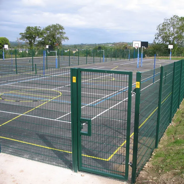 Wholesale 656 / 868 Twin-wire Mesh Security Fencing With Double Leaf ...