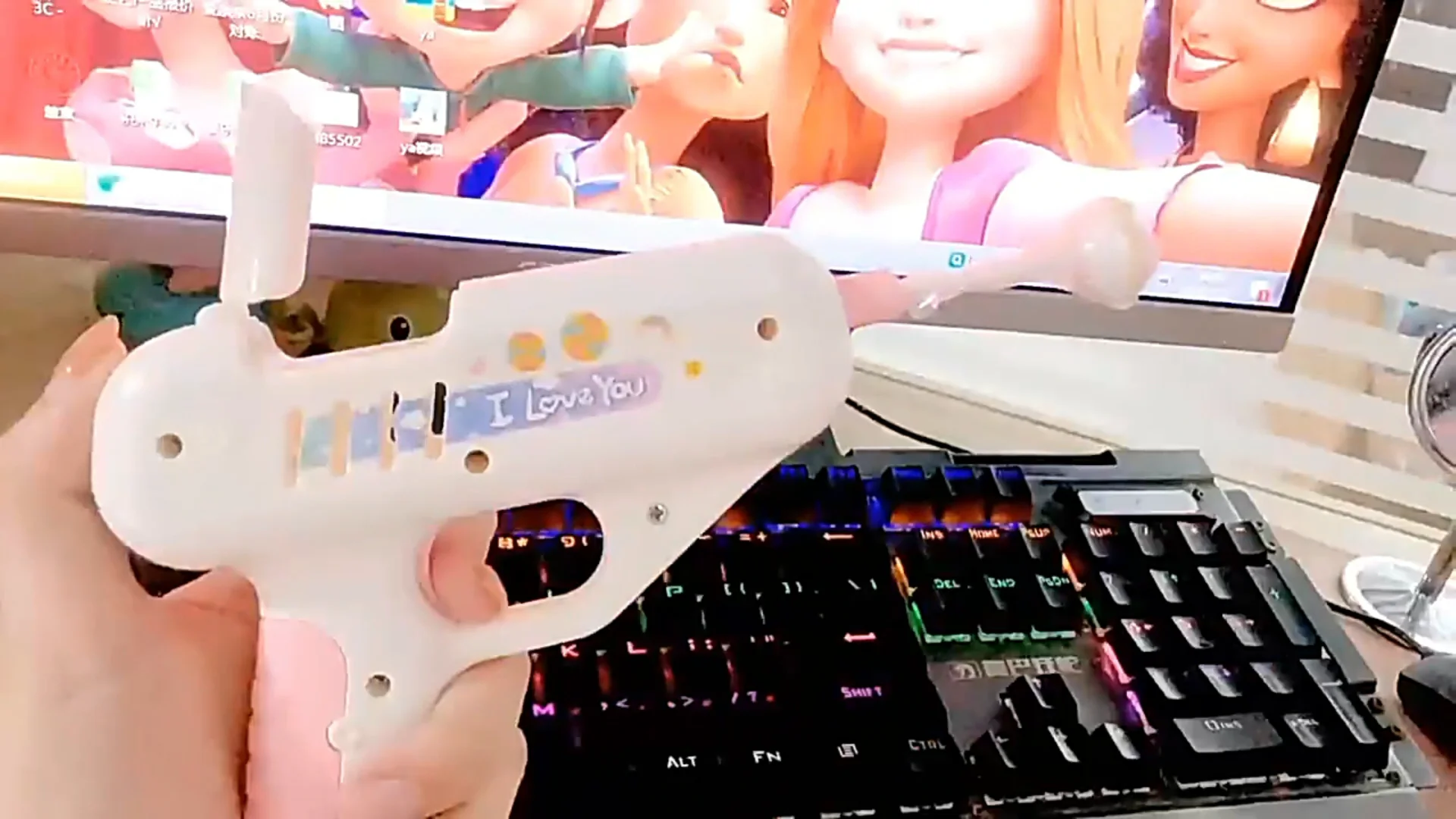 Mini Creative Sweet Candy Gun Sugar Lollipop Gun Sweet Toys For ...